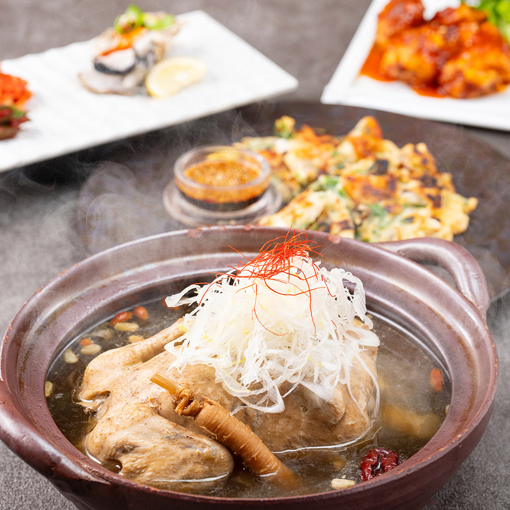 参鶏湯 tan | 有機野菜 伝統と独創 韓国料理 | 韓国料理
